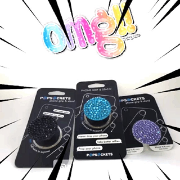 Accessories | Swarovski Crystal Custom Popsocket | Poshmark